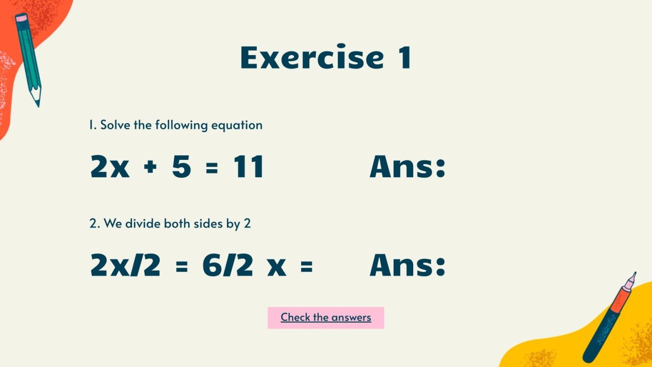 Algebra I - Mathematics - 9th Grade | Google Slides & PPT