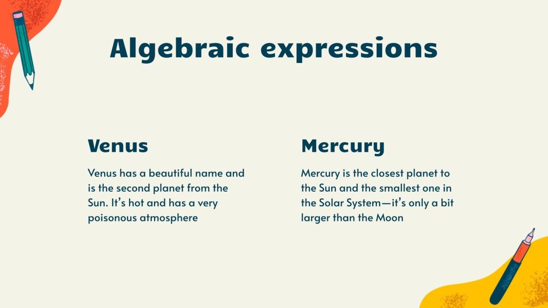 Algebra I - Mathematics - 9th Grade | Google Slides & PPT