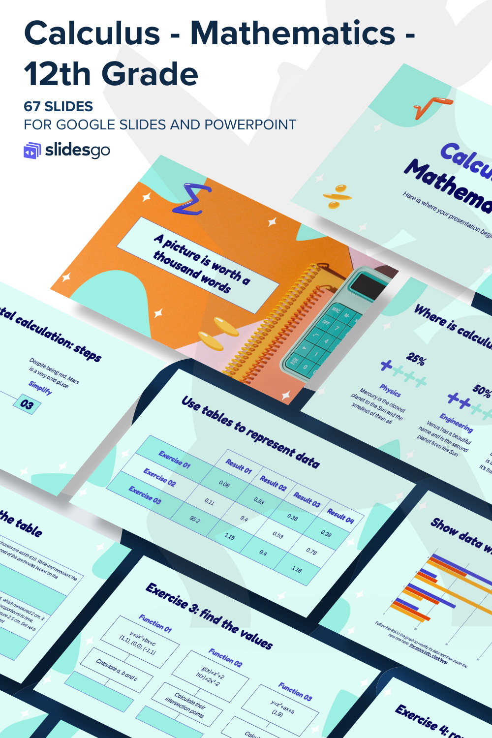 Calculus - Mathematics - 12th Grade | Google Slides & PPT