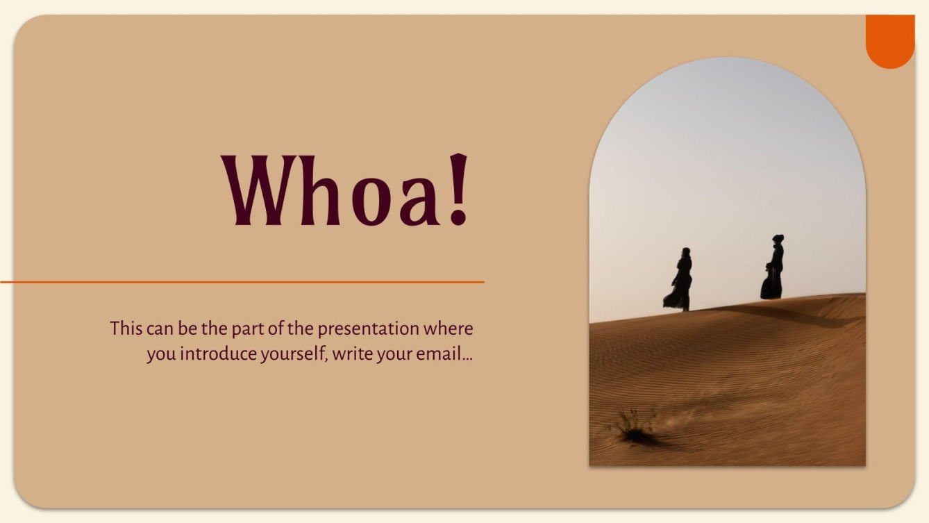 Desert Landscape | Google Slides and PowerPoint