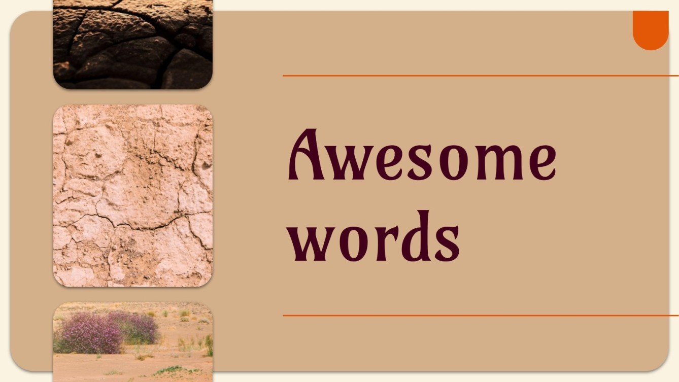 Desert Landscape | Google Slides and PowerPoint