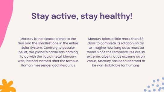 Physical Fitness and Active Lifestyles - Health