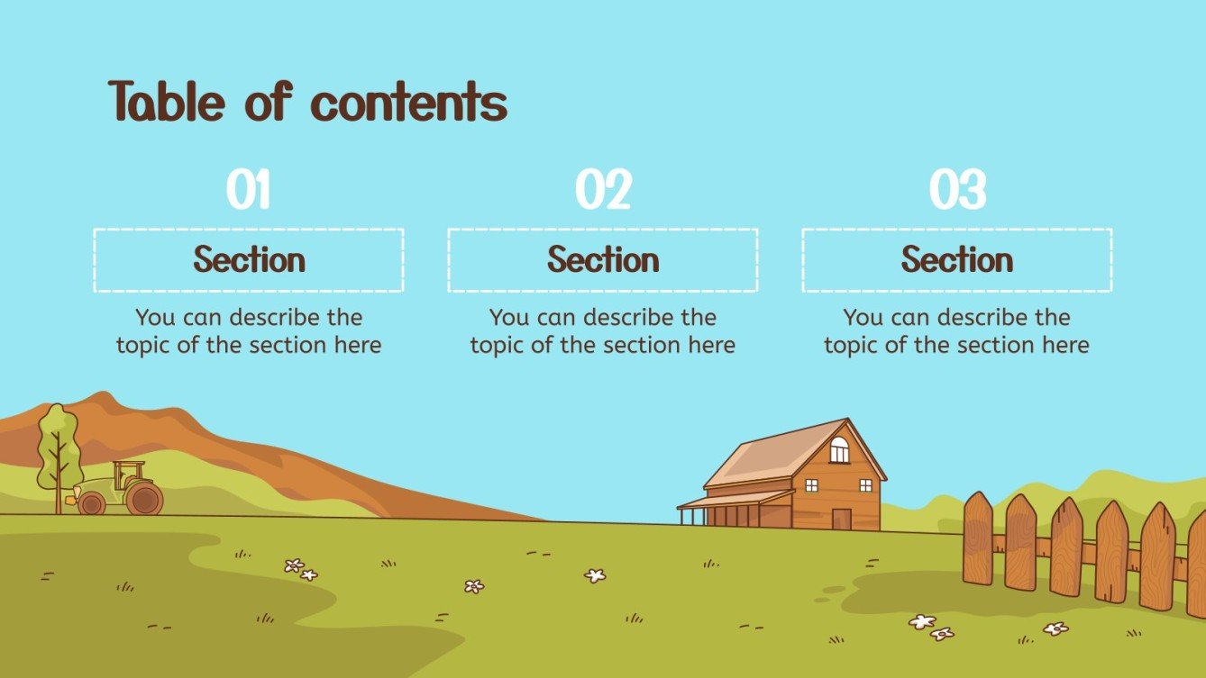 Farm Animal: Ox | Google Slides & PowerPoint template