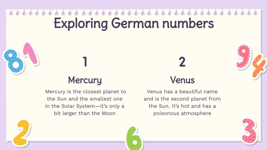 Numbers 1-100 - German - Foreign Language - 3rd Grade