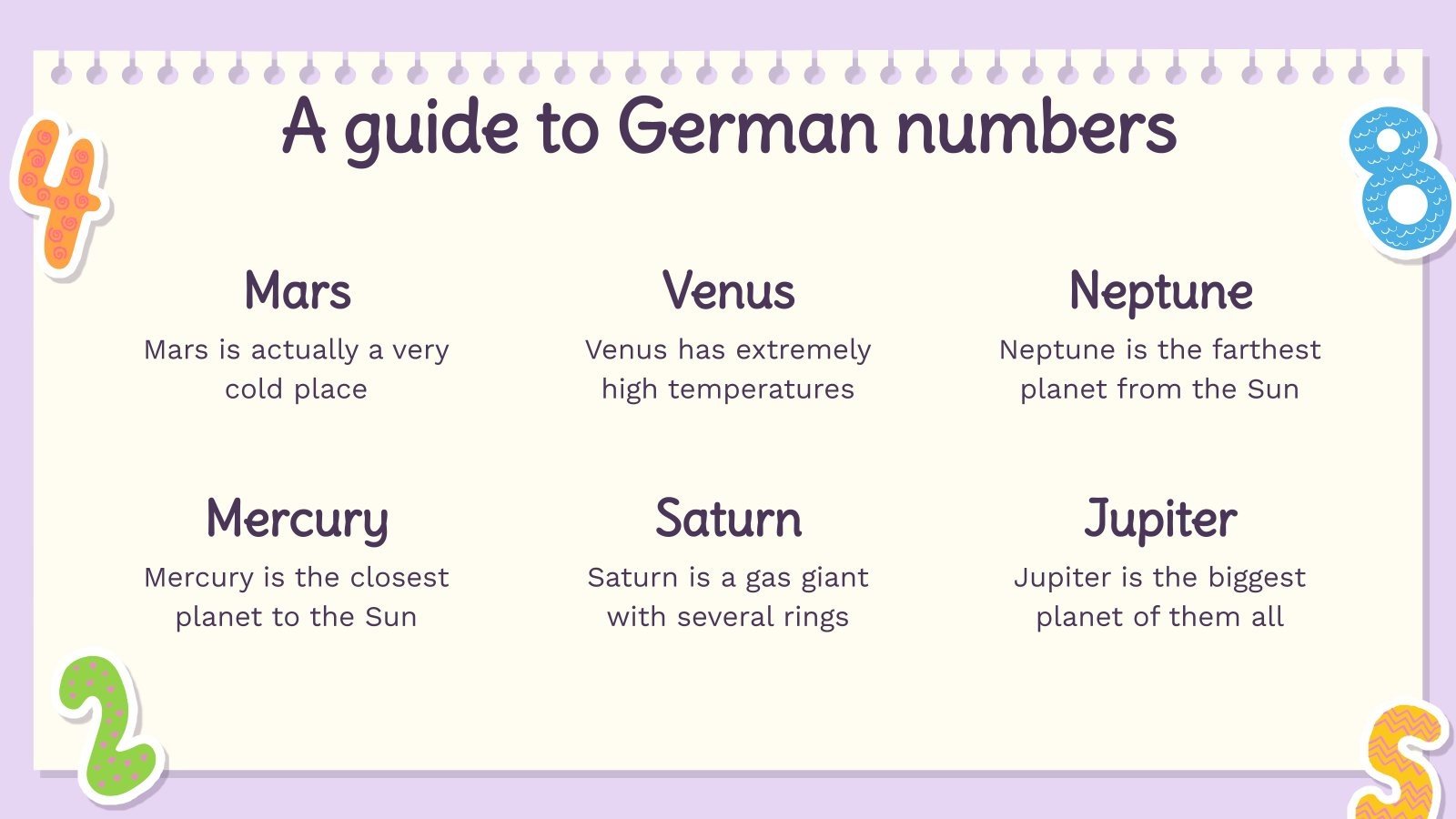 Numbers 1-100 - German - Foreign Language - 3rd Grade
