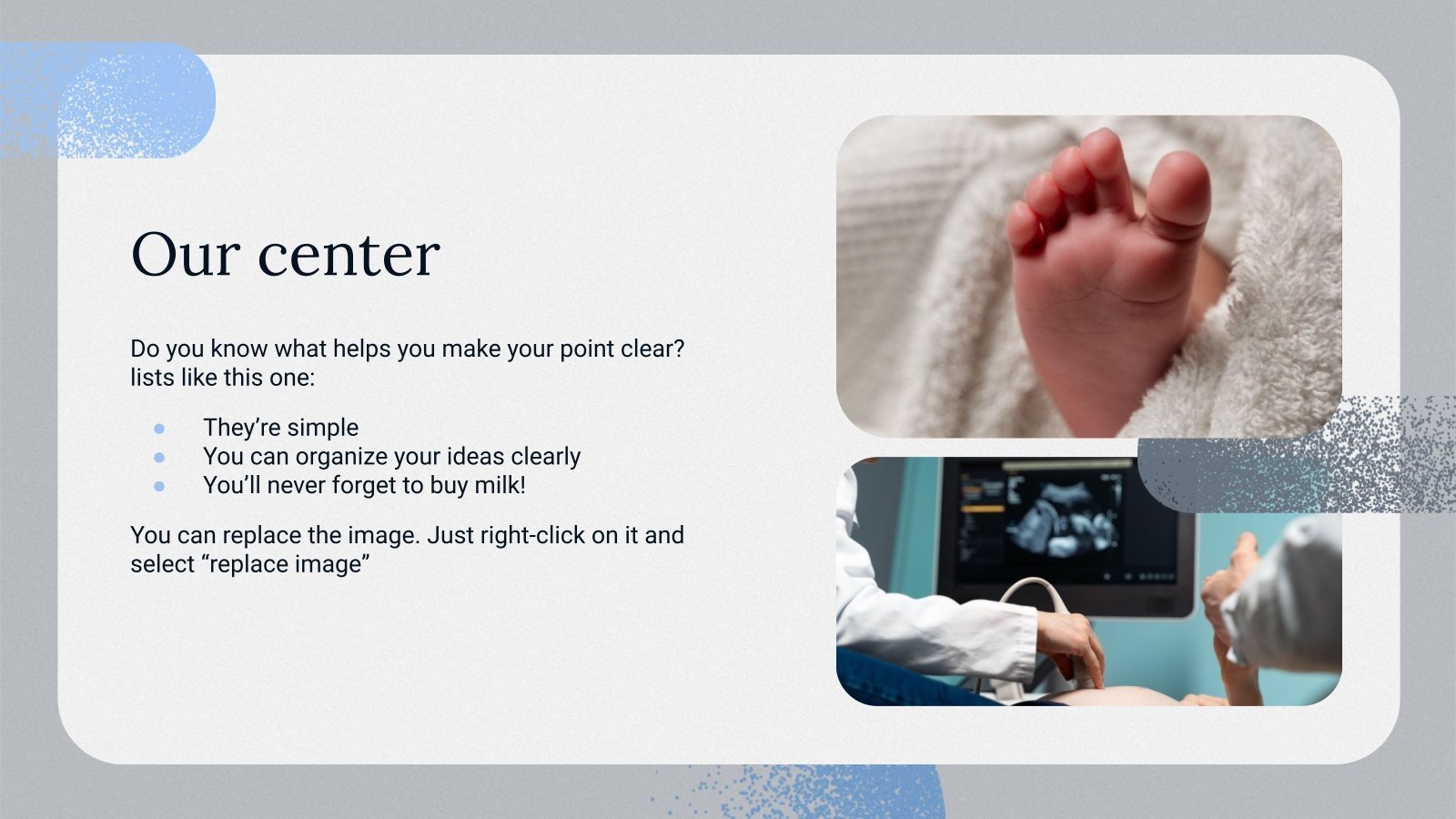 Neonatal ICU Medical Center | Google Slides & PowerPoint