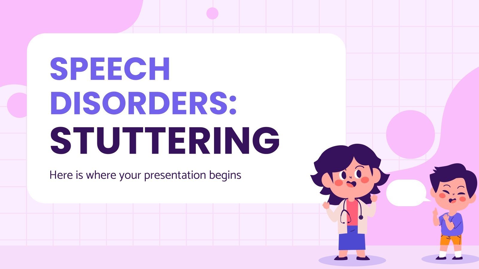 Speech Disorders: Stuttering | Google Slides & PowerPoint