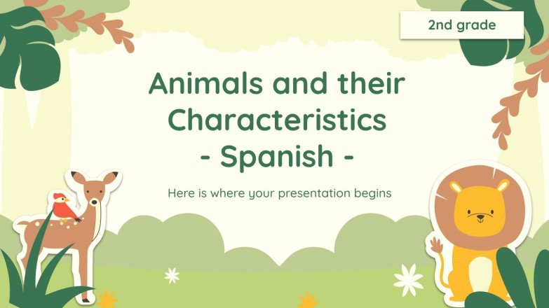 Plantillas gratis de Animales para Google Slides y PowerPoint