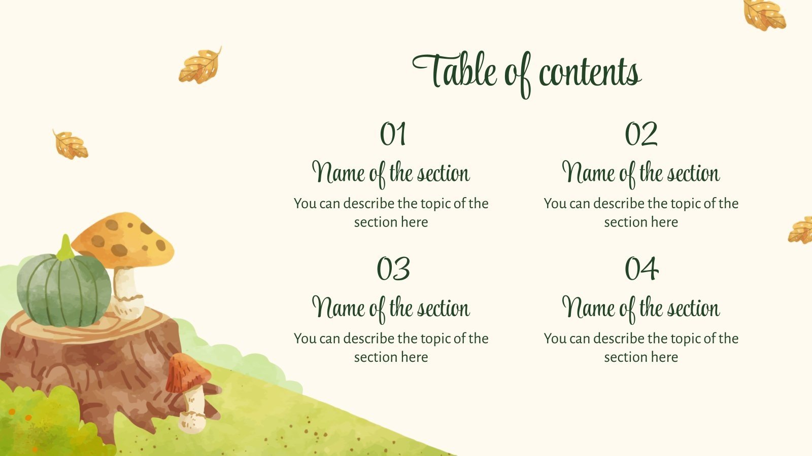 Happy Fall Theme | Google Slides & PowerPoint