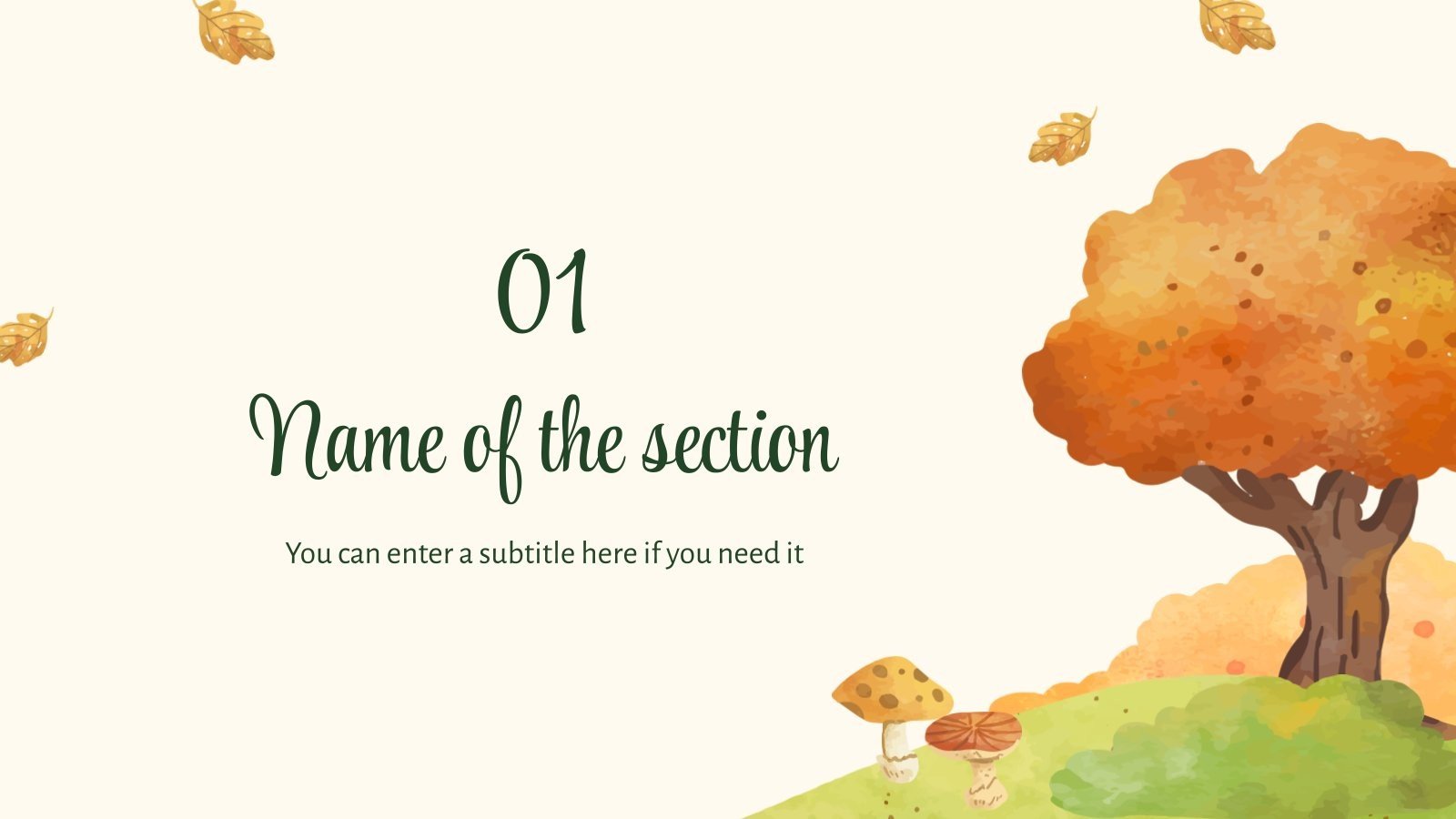 Happy Fall Theme | Google Slides & PowerPoint