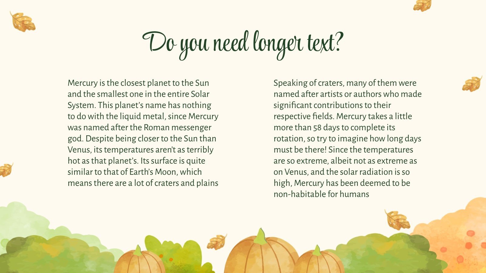 Happy Fall Theme | Google Slides & PowerPoint