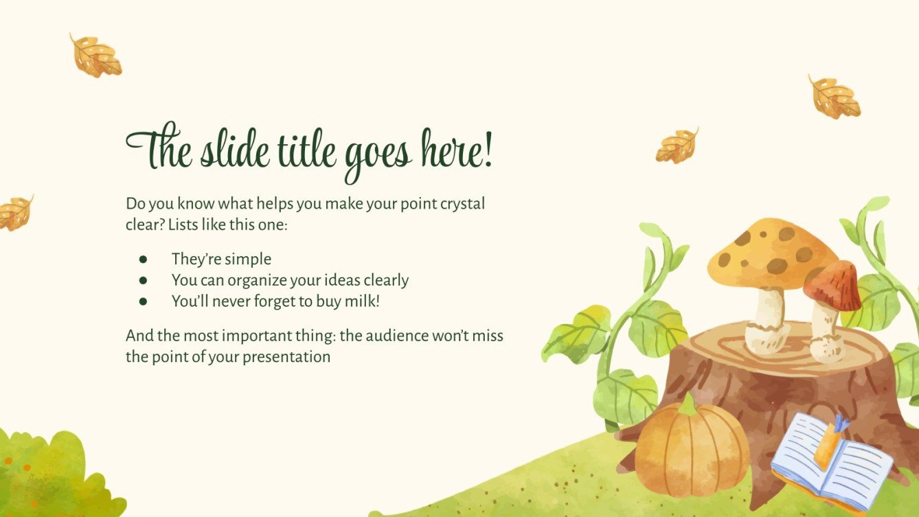 Happy Fall Theme | Google Slides & PowerPoint