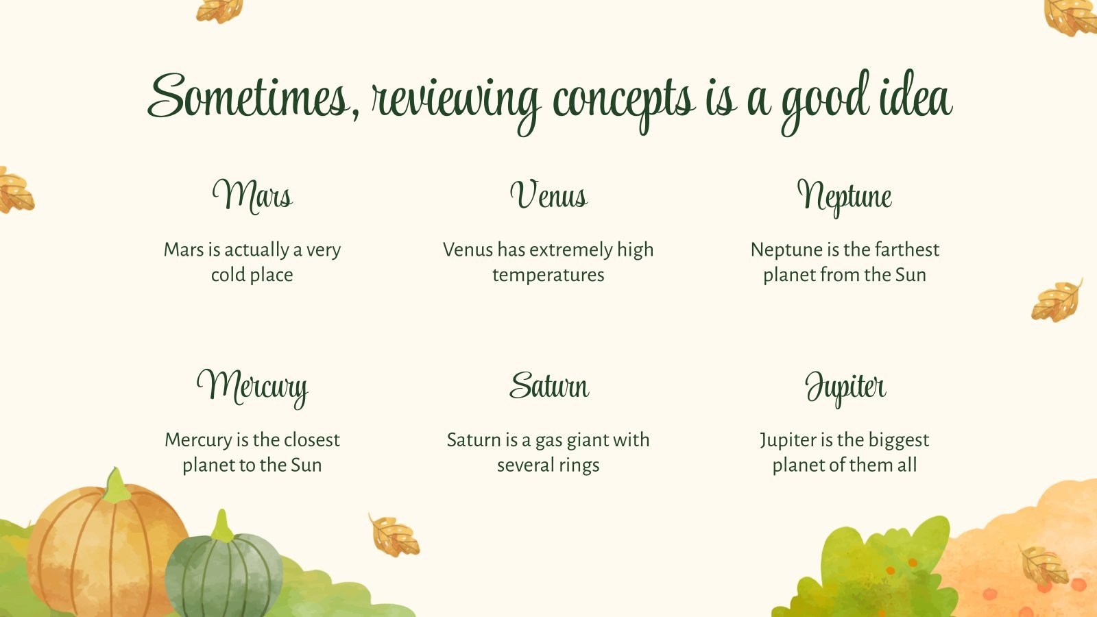 Happy Fall Theme | Google Slides & PowerPoint