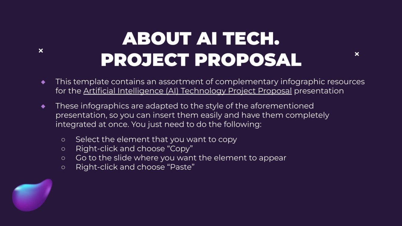 AI Technology Project Proposal Infographics | Google Slides