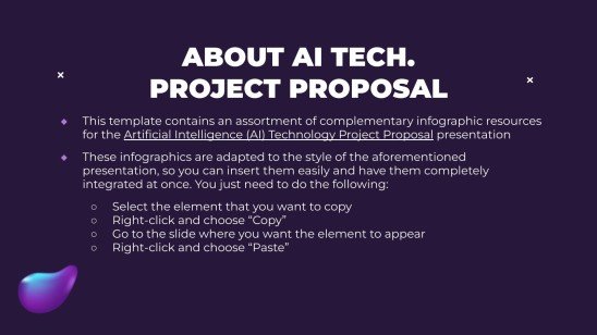 AI Technology Project Proposal Infographics | Google Slides