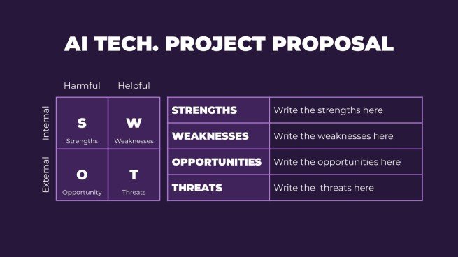 AI Technology Project Proposal Infographics | Google Slides