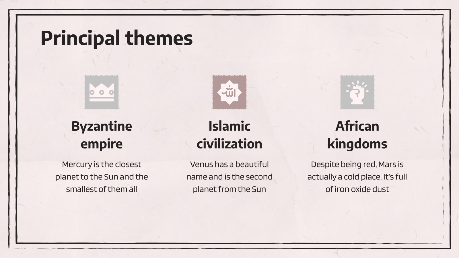 Byzantine Empire, Islamic Civilization, and African Kingdoms