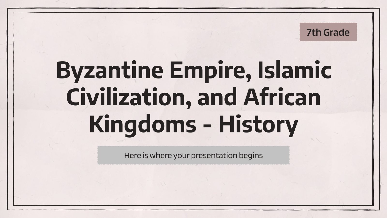 Free Templates about Islam for Google Slides and PowerPoint