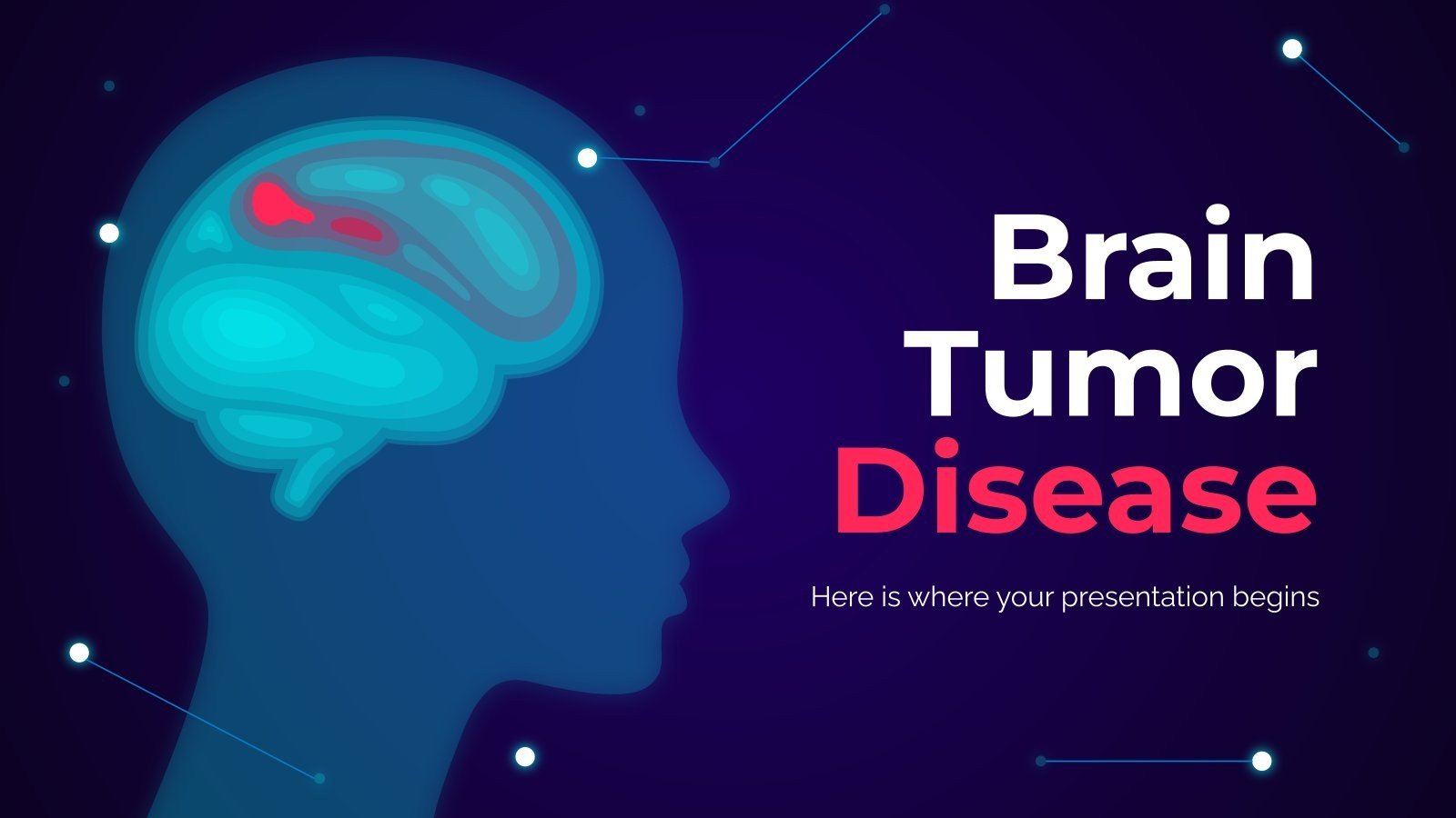 Free templates about the brain for Google Slides and PowerPoint