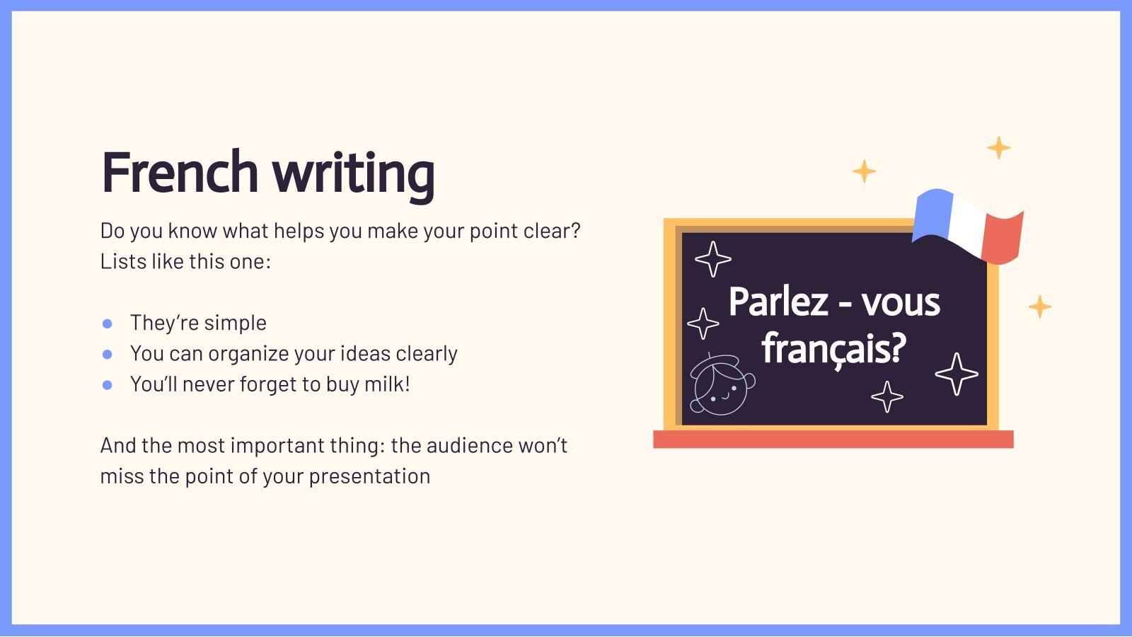 Advanced Writing and Composition - French - Foreign Language