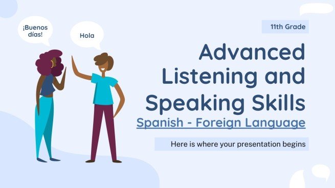 Comprensión y expresión oral - ELE - alumnos de secundaria