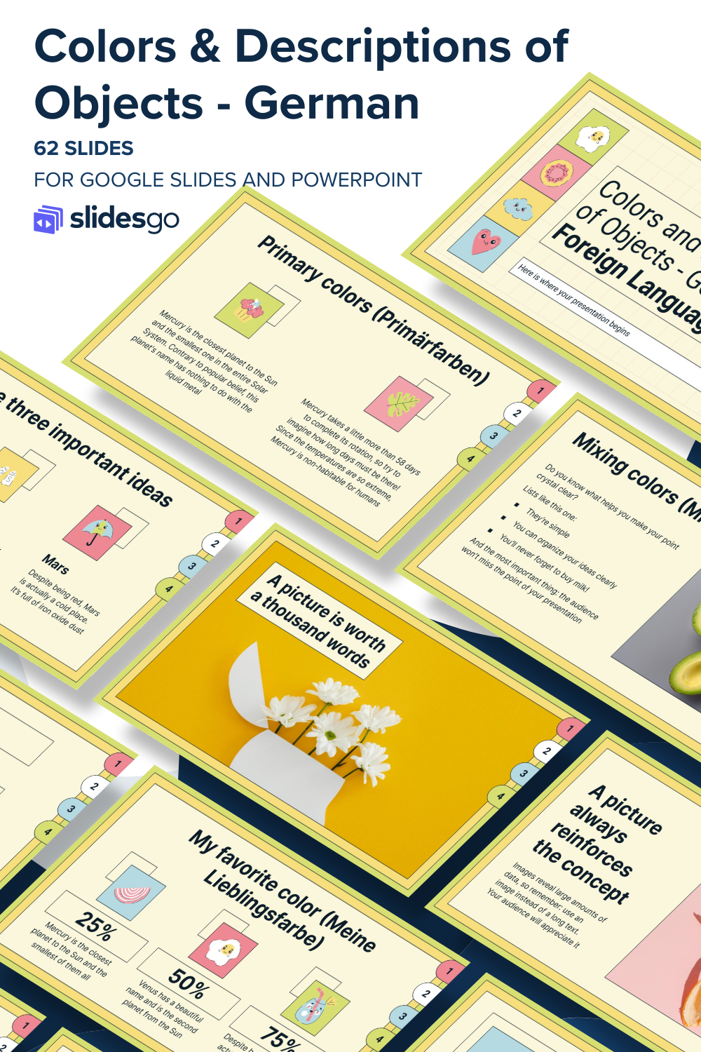 Colors & Descriptions of Objects - German - Foreign Language