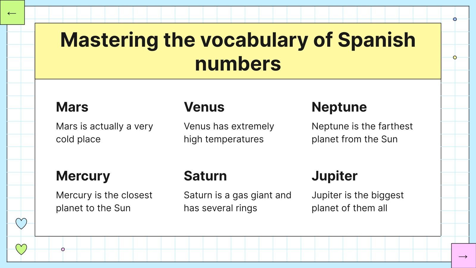 Numbers 1-100 - Spanish as a Foreign Language