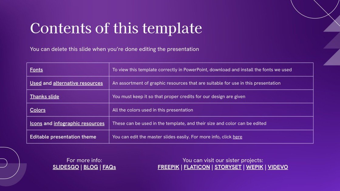 Elegant Purple Company Profile | Google Slides & PPT