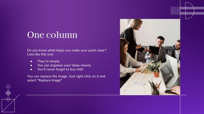 Elegant Purple Company Profile | Google Slides & PPT