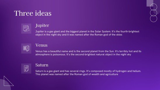 Elegant Purple Company Profile | Google Slides & PPT
