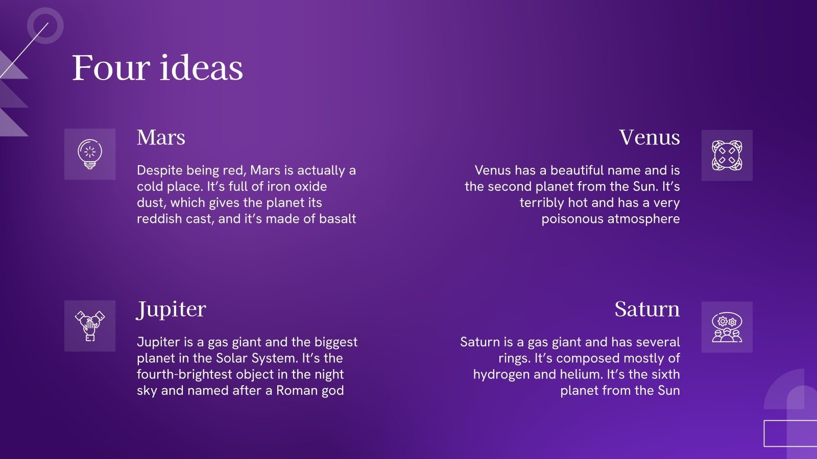 Elegant Purple Company Profile | Google Slides & PPT