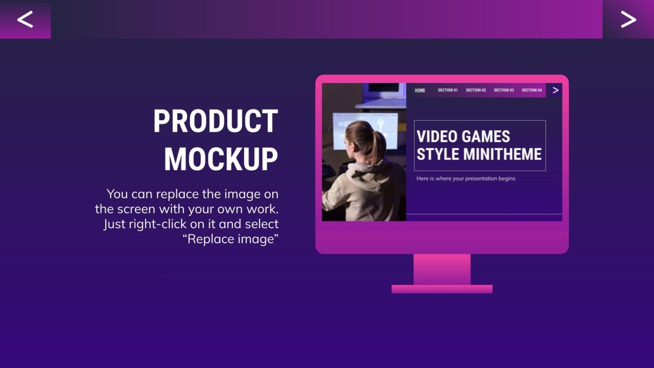 Video Games Style Minitheme | Google Slides & PPT