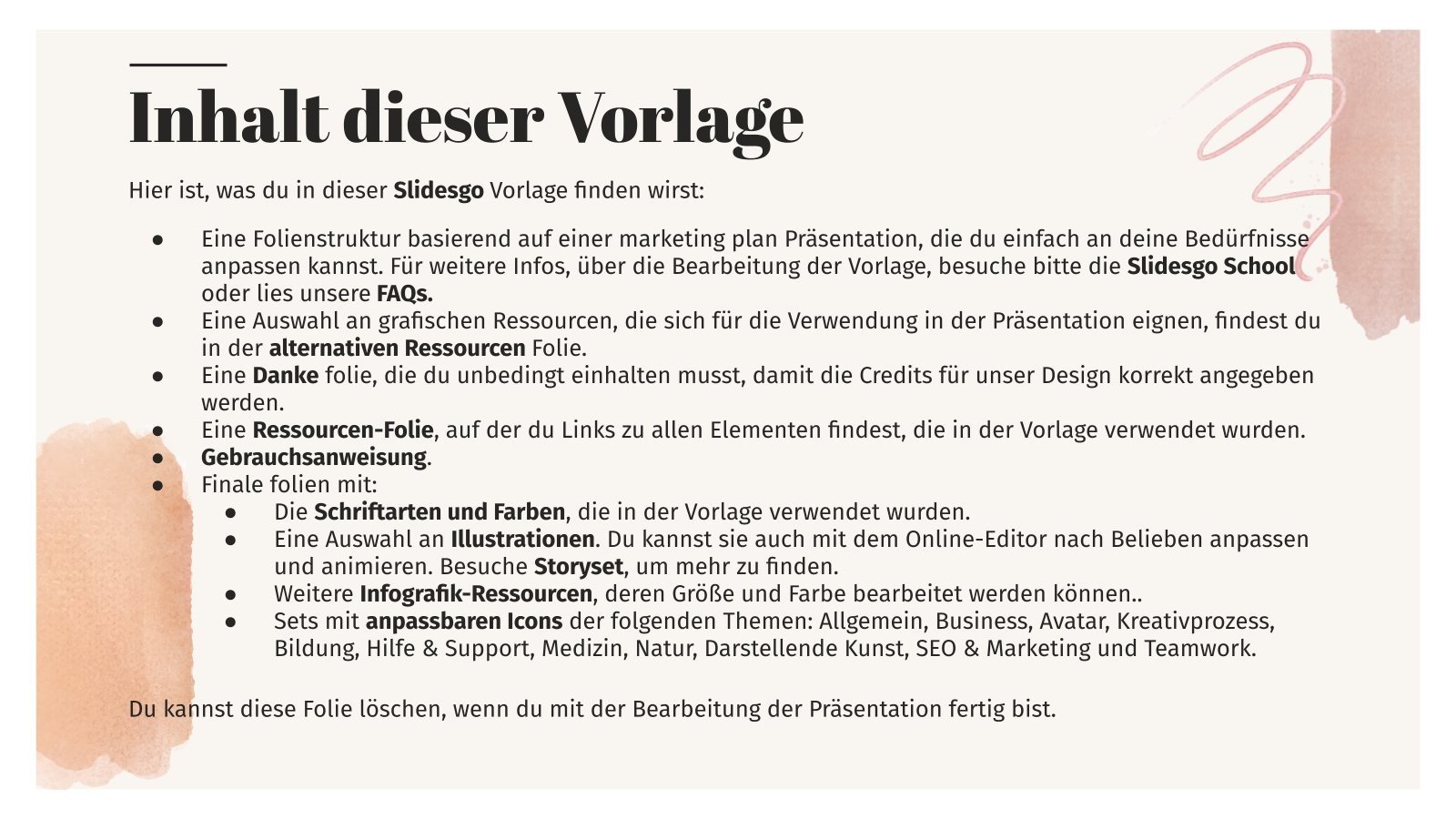 Watercolor & Shapes MK Plan | Google Slides & PowerPoint