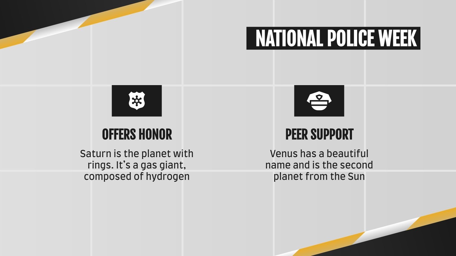 National Police Week | Google Slides & PowerPoint