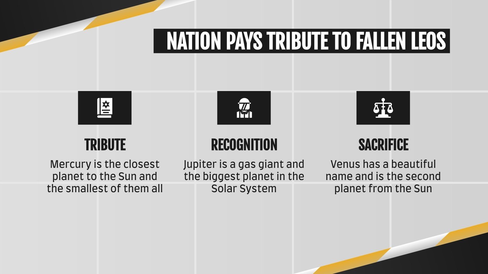 National Police Week | Google Slides & PowerPoint