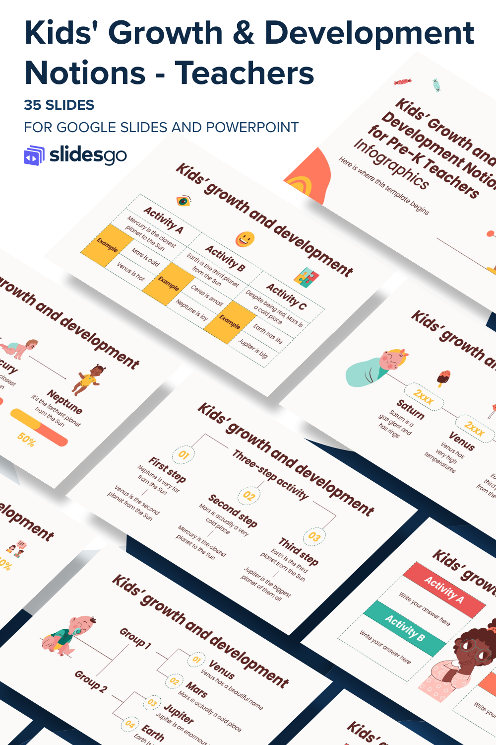 Kids' Growth and Development Notions Infographics