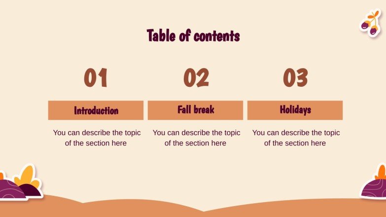 Fall Break for Pre-K | Google Slides & PowerPoint