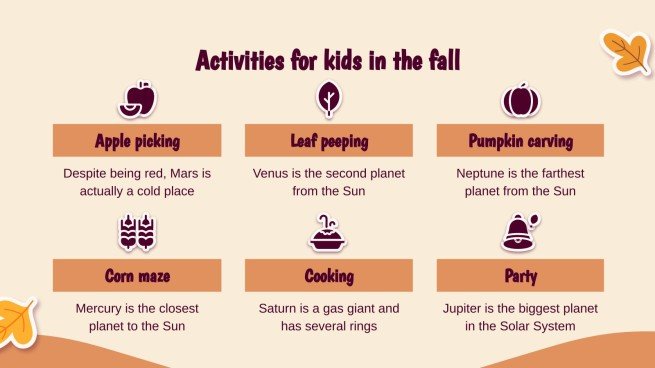 Fall Break for Pre-K | Google Slides & PowerPoint