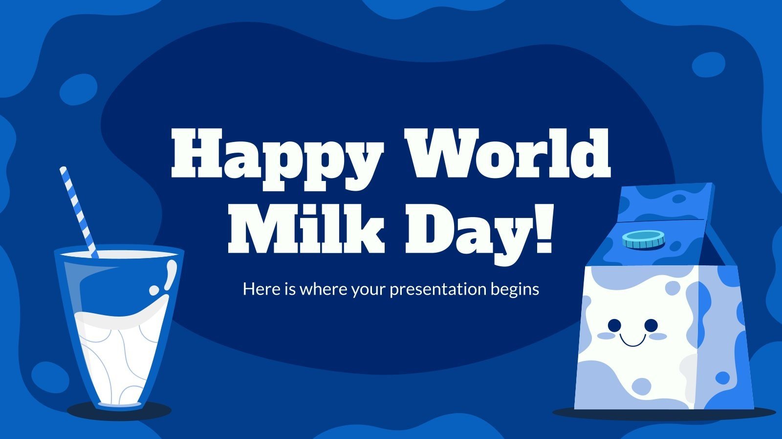 Free Google Slides and PPT Templates about Milk