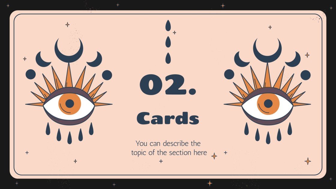 Tarot Style Slides for Middle School | Google Slides & PPT