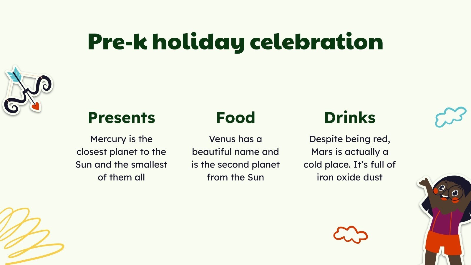 Holidays and Celebrations - Pre-K | Google Slides & PPT