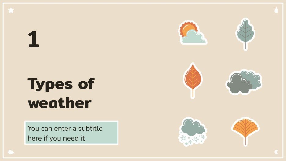 Weather and Seasons - Science - Pre-K | Google Slides & PPT