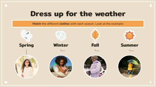 Weather and Seasons - Science - Pre-K | Google Slides & PPT