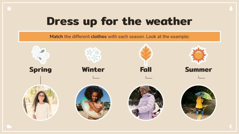 Weather and Seasons - Science - Pre-K | Google Slides & PPT