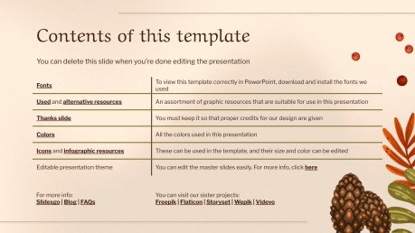 Thème de l'automne cottagecore | Google Slides et PPT