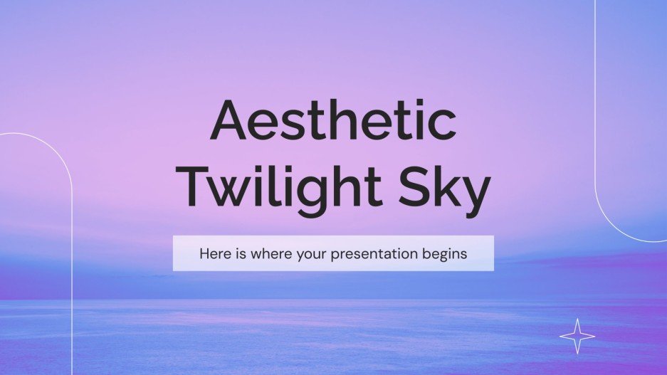 Google Slides and PowerPoint templates about the sky