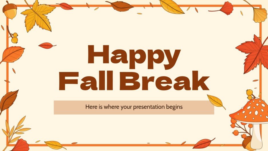 Free Autumn Leaves Google Slides and PowerPoint templates