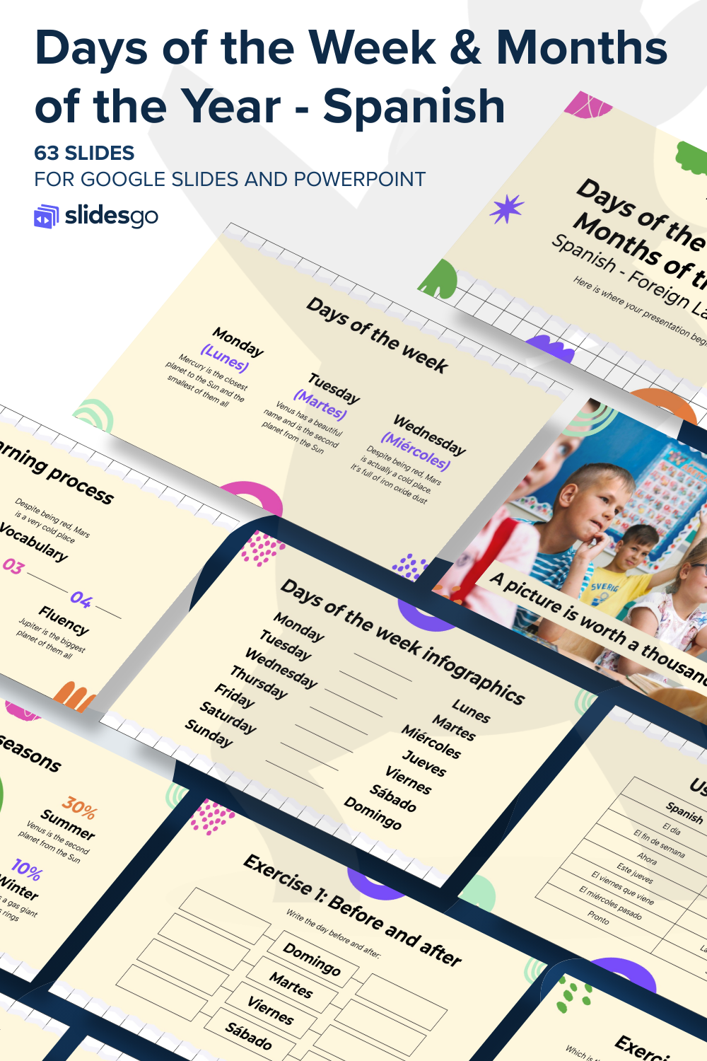 Days of the Week and Months of the Year in Spanish