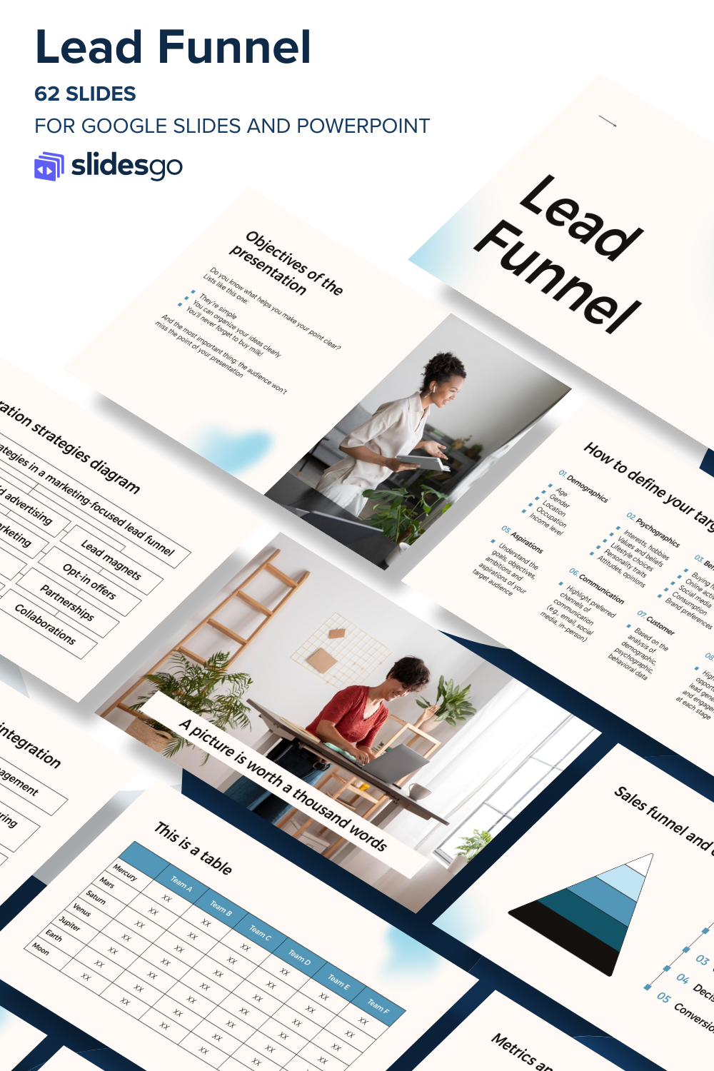 Lead Funnel | Google Slides & PowerPoint template