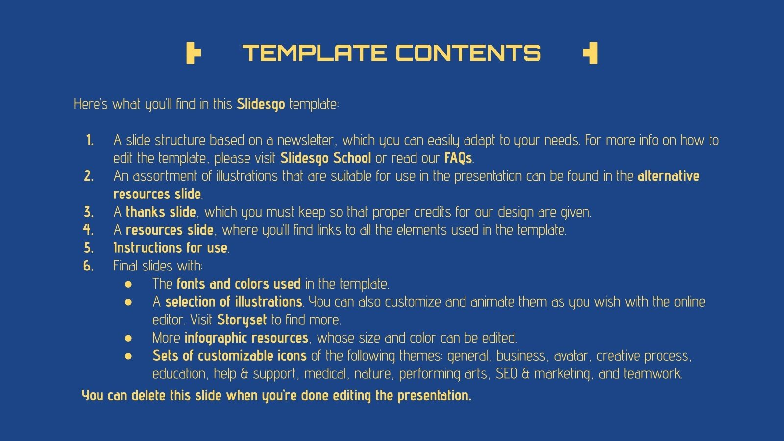 Retro Video Games Newsletter Google Slides and PPT template